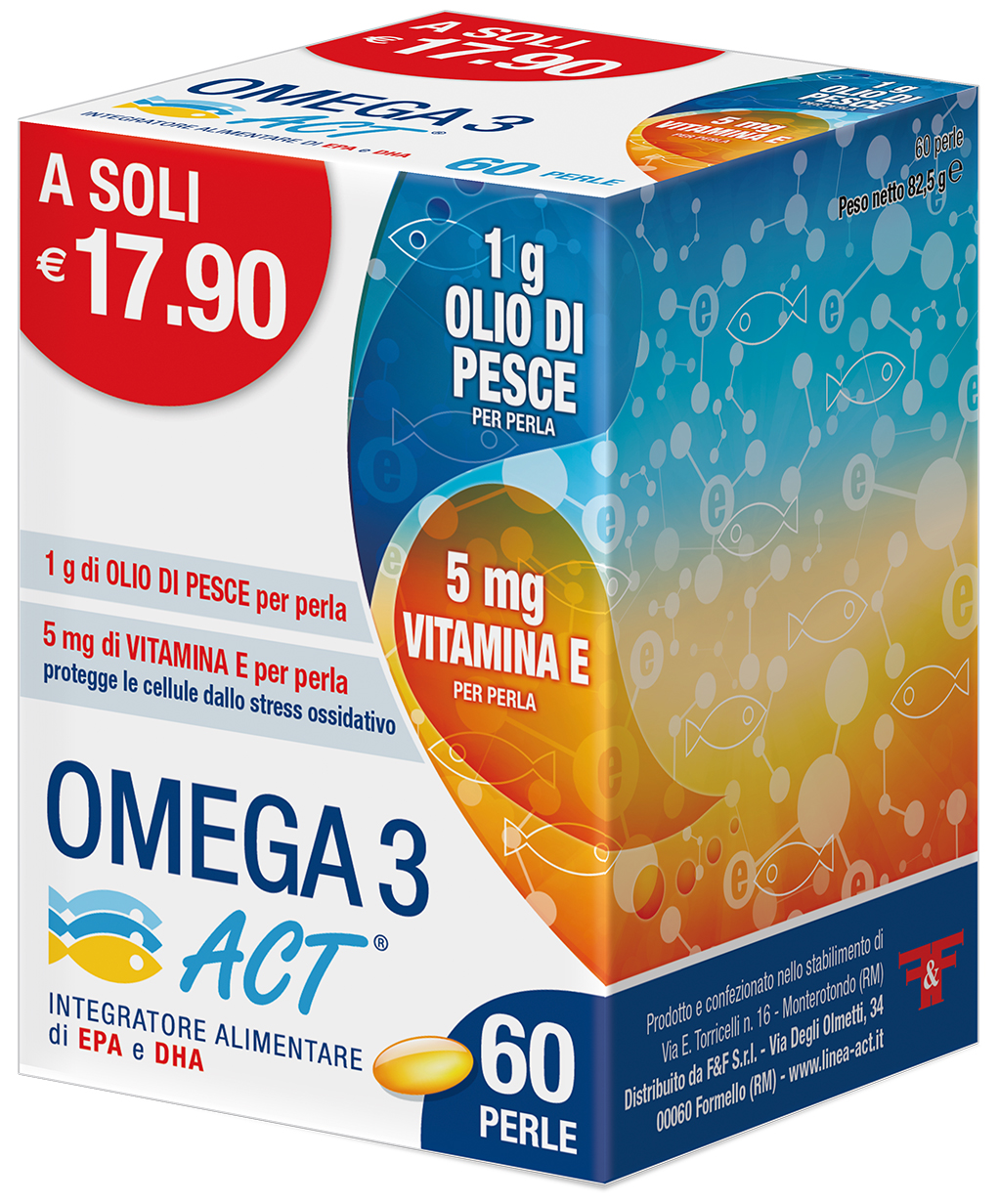 OMEGA 3 ACT - 60 mini perle - Linea Act